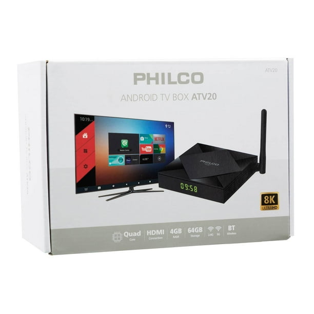 Smart Tv Box Philco Atv20, Ram 4gb 64gb Android 10 8K | Lider