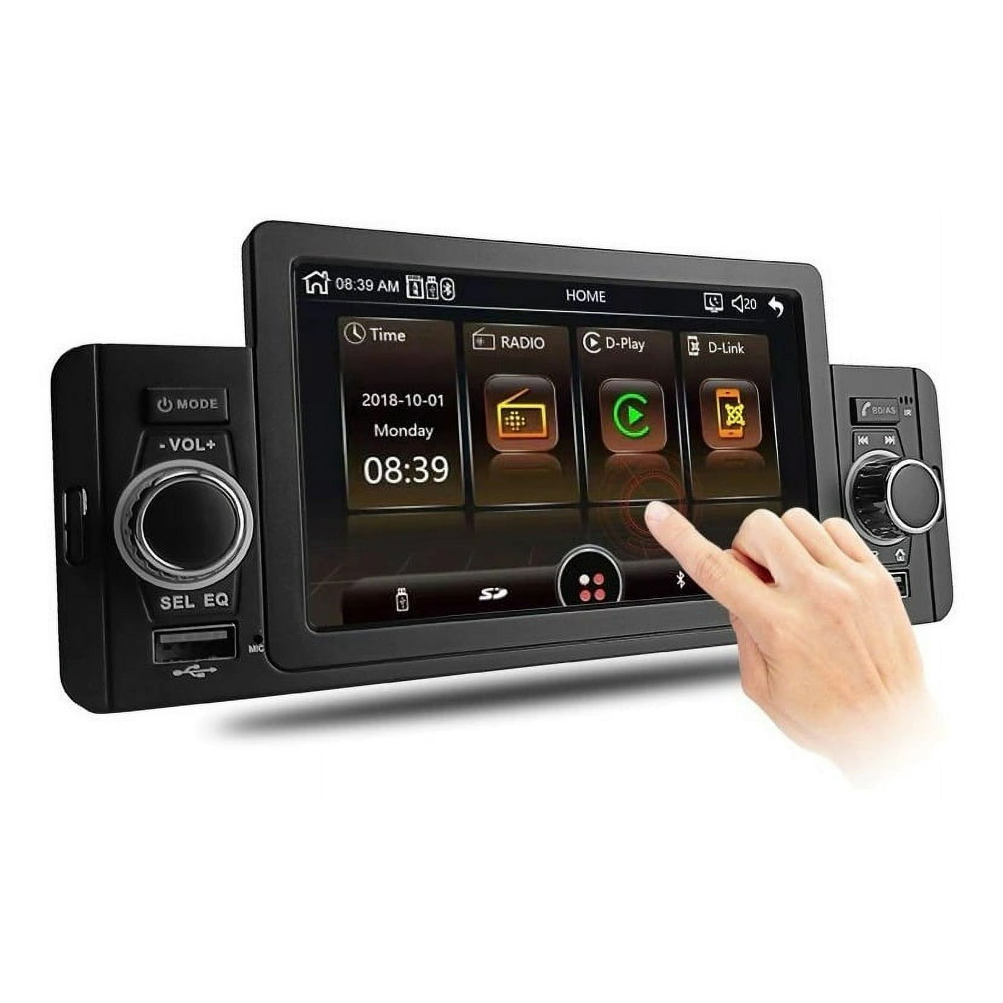 Radio Auto Pantalla 1 Din Tactil Mirror Link Auto Usb Hd | Lider