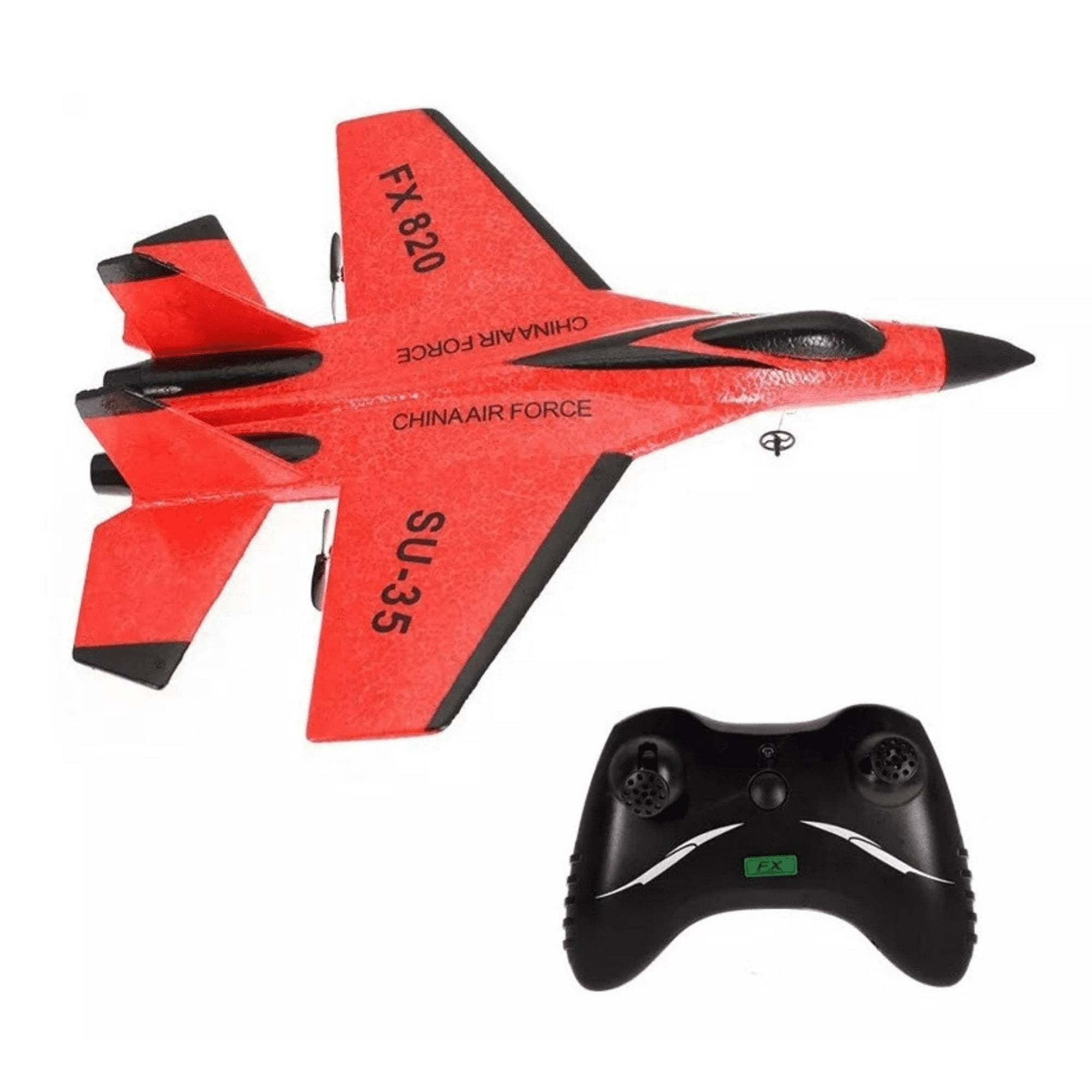 Avión A Control Remoto Ala Fija Fx-820 2.4g – Alta Velocidad Rojo | Lider
