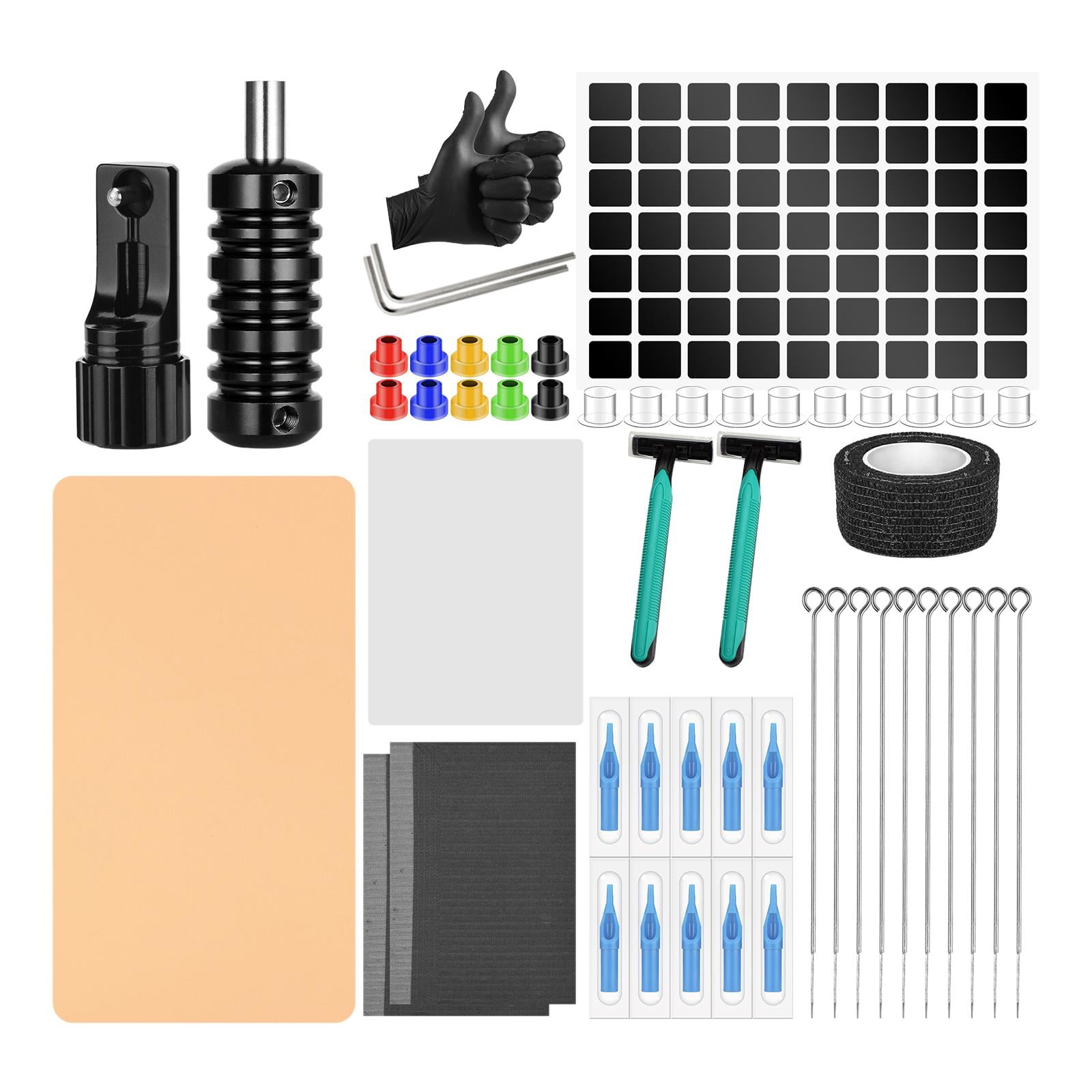 DIY Tattoo Kit Pin Cojín Para Principiantes Tattoo Poke Pen Vendaje Con ...