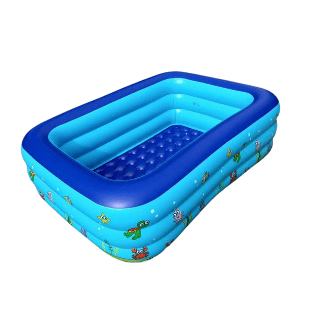 Piscina Rectangular Familiar(210x140x60)3 Anillos Con Diseño | Lider