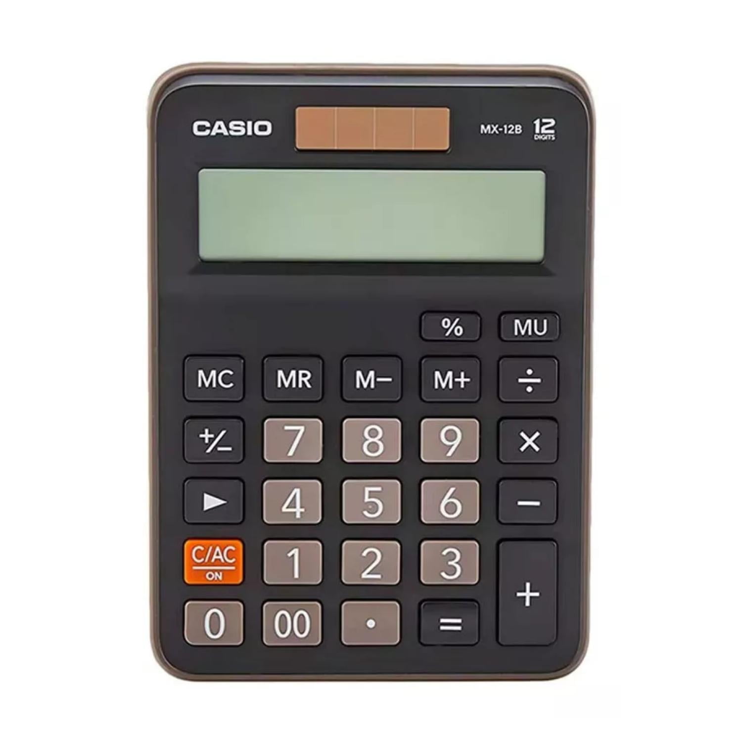 Calculadora De Escritorio 12 Digitos Negro MX-12B Casio | Lider