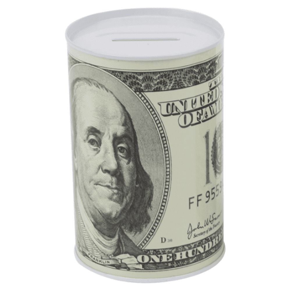 Alcancia Dollar Metal 8X12Cm | Lider