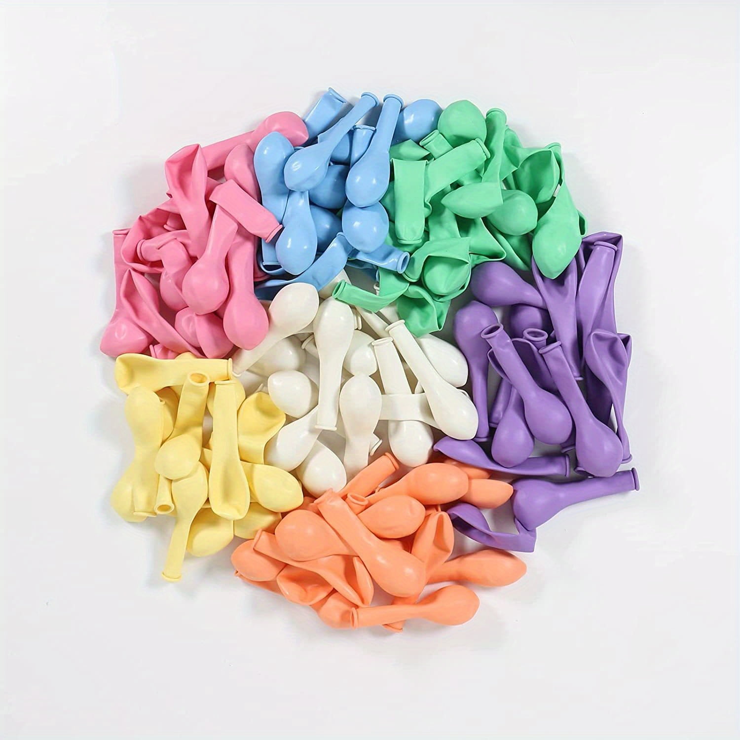 105pcs, 5 Inch Balloons Assorted Colors Pastel Balloons Party Balloons ...