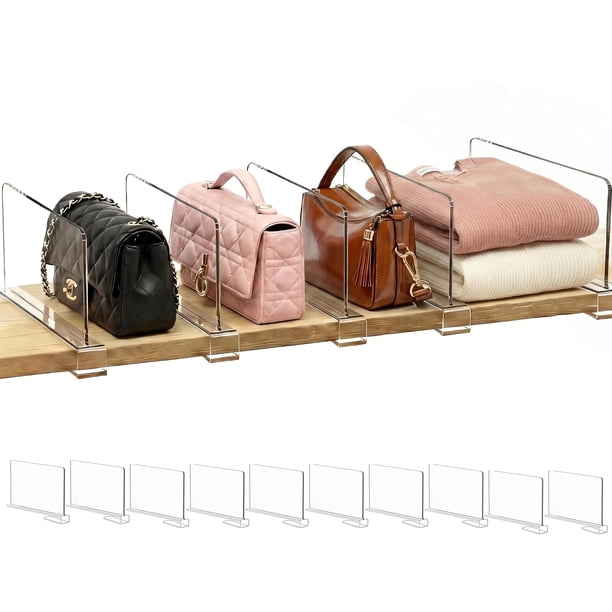 Separadores de repisa para bolsas SortNStore de acrílico de 15 cm ...