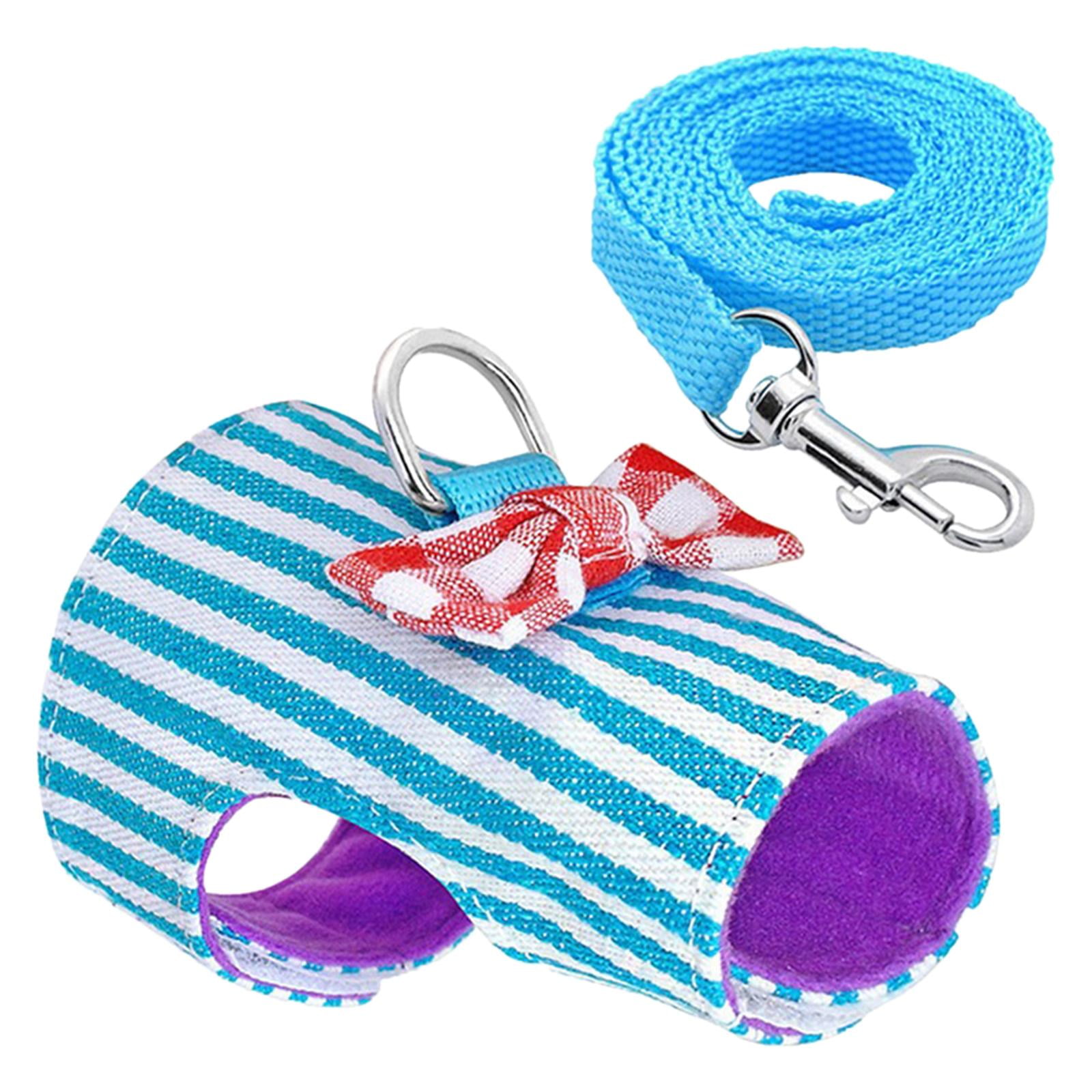 Juego De Chaleco Con Correa Y Arnés Para Caminar Para Animales Pequeños, Para Hurón, Ardilla ...