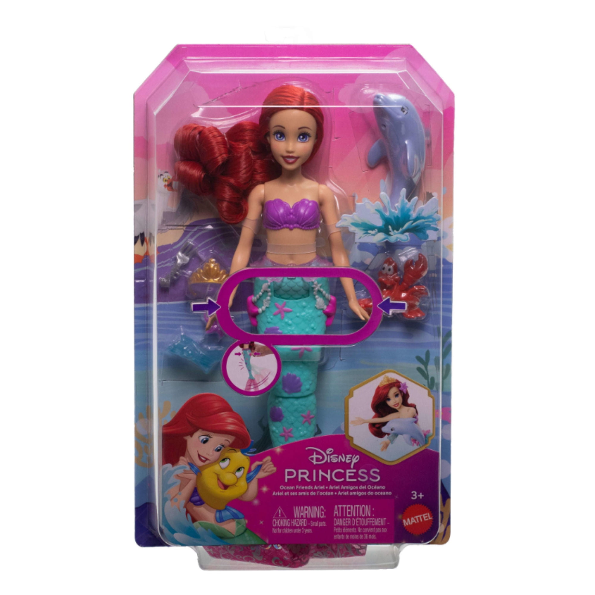 Disney Princesa Ariel Delfín y Sebastián | Lider