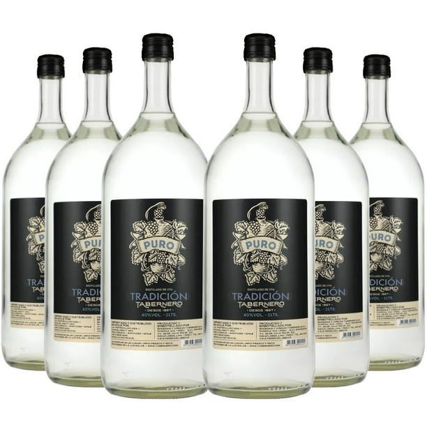 6 Destilado de Uva Tradicion (Quebranta), 2000 ml, 41.8% | Lider