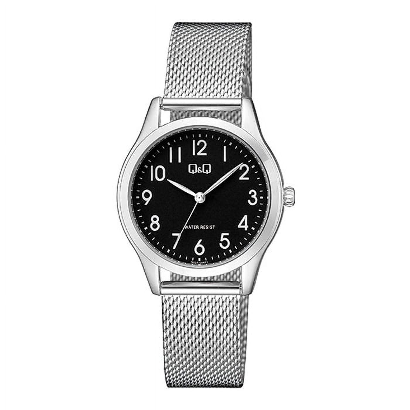 Reloj Analogo Plateado Q&Q Q02A-004PY | Lider