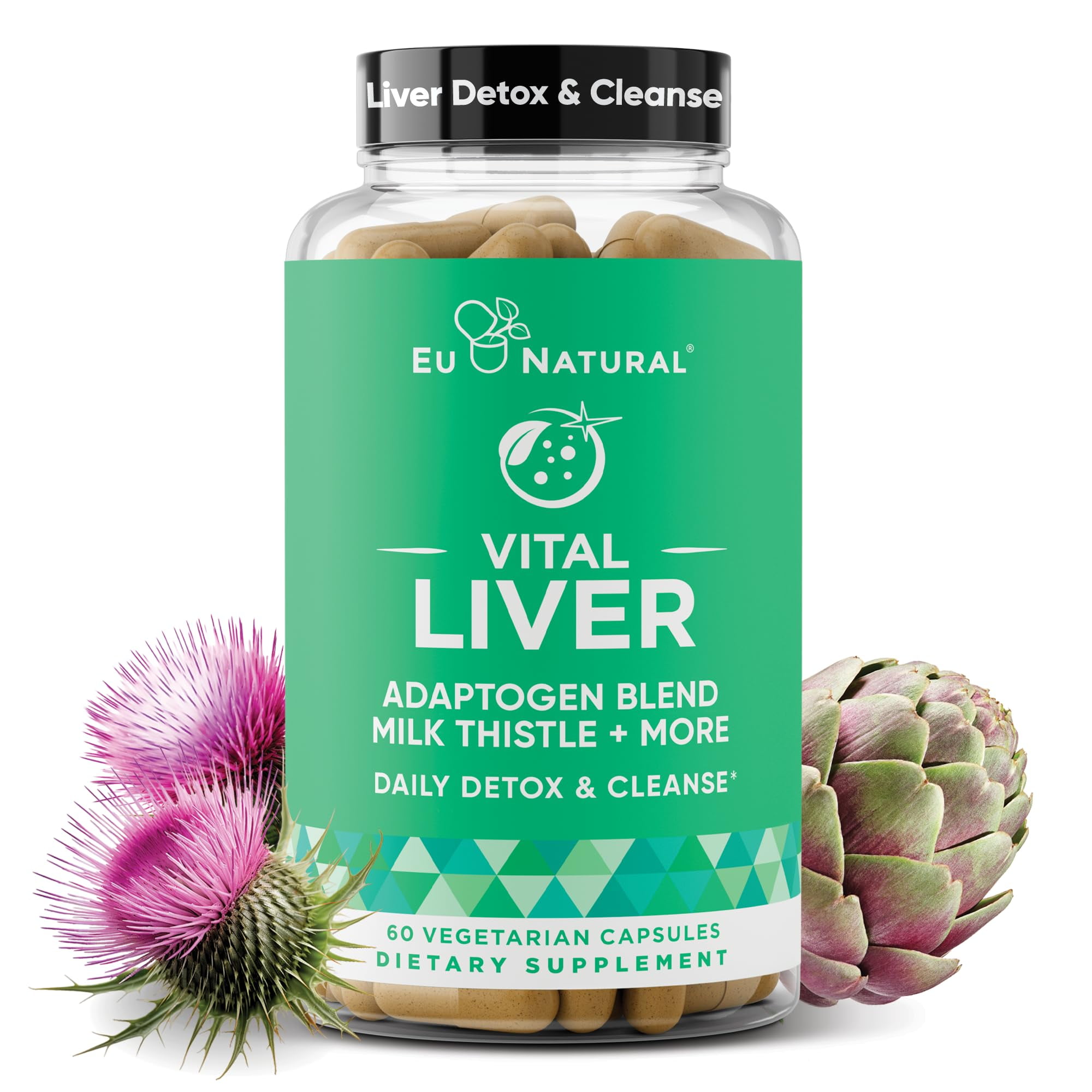Suplemento Eu Natural Vital Liver Cleanse 60 cápsulas | Lider