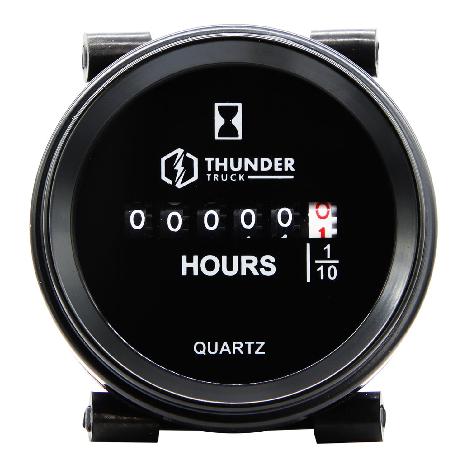 Horometro 56Mm Diametro 0,09999,9H 1080V 2Pines | Lider
