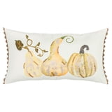 Almohada Rizzy Home Gourds de 36 x 66 cm de plumón con funda de algodón ...