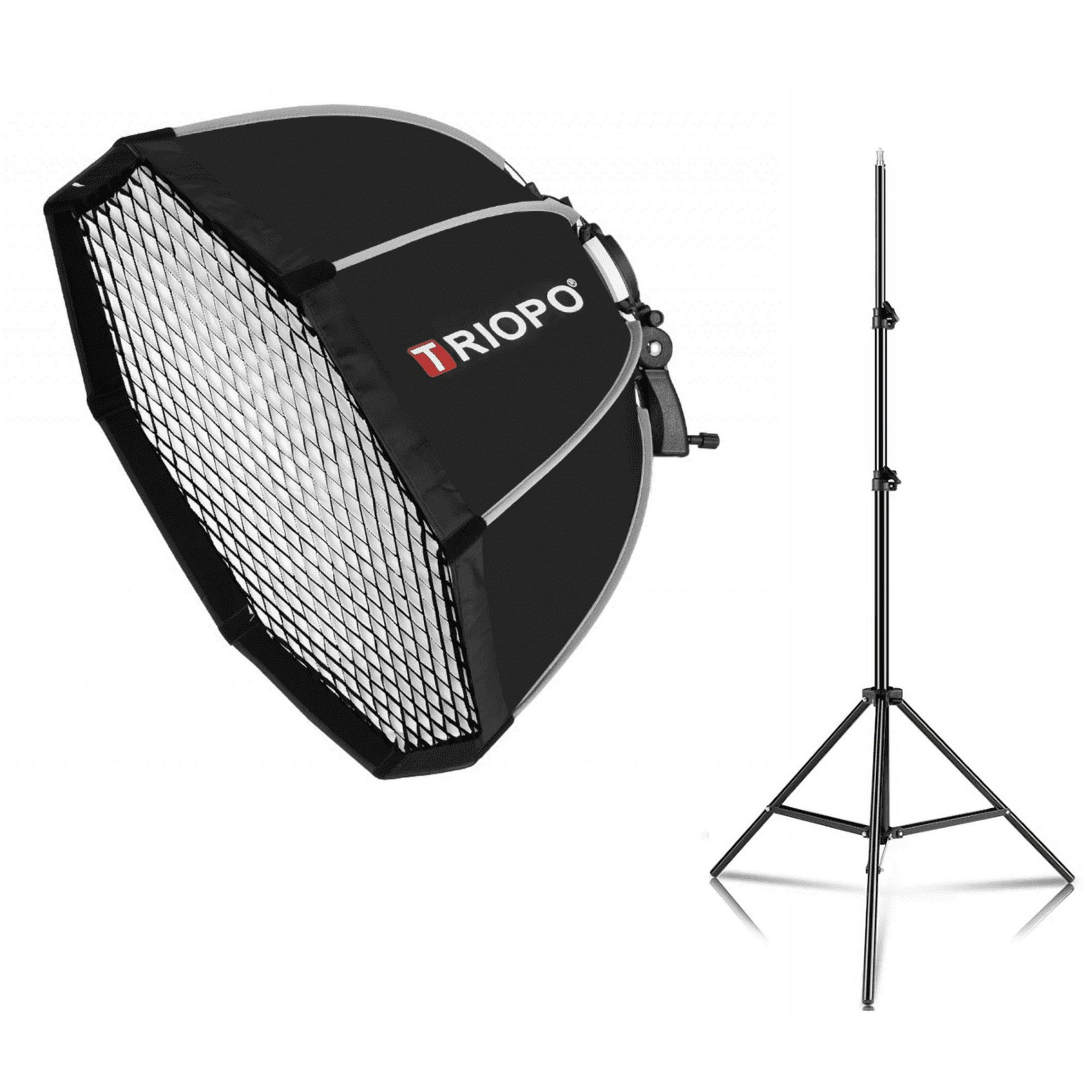 Softbox 120cm Ks2-120 + Grilla + Atril | Lider