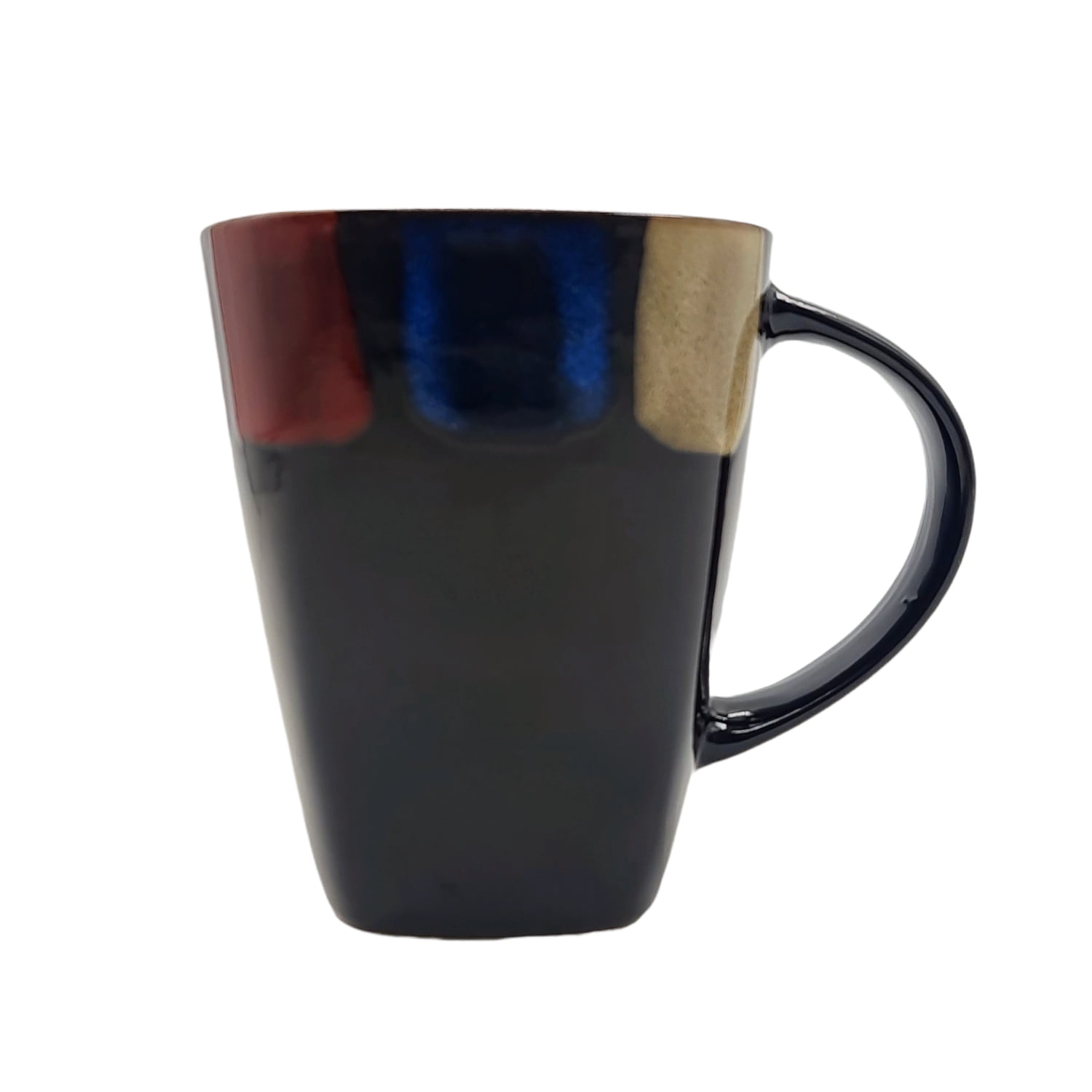 Tazón taza mug café te loza 450ml diseño cuadro | Lider