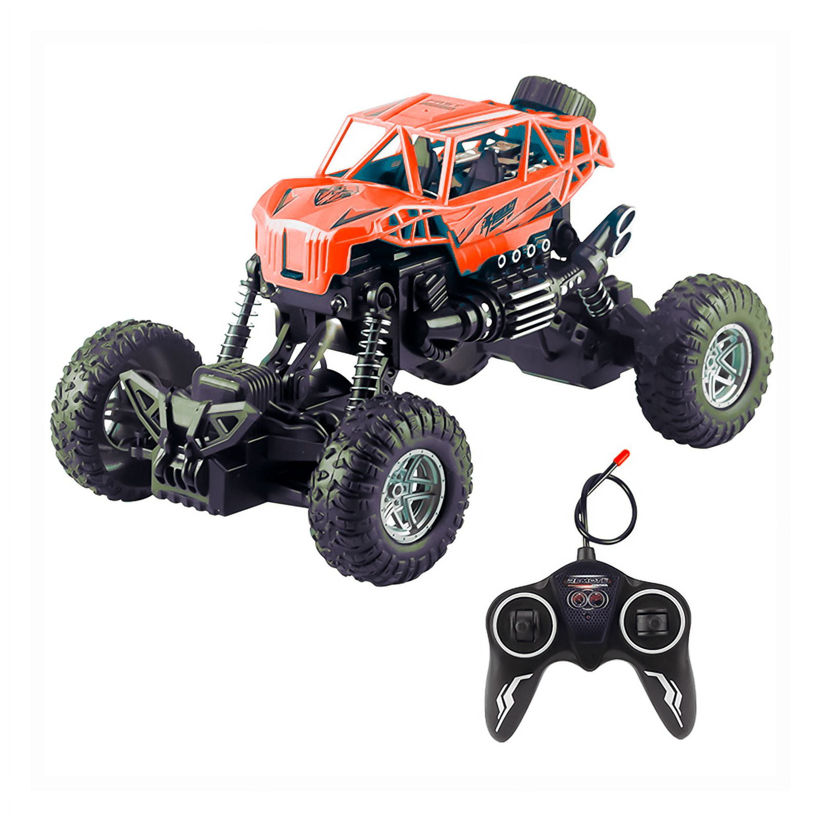 Auto A Control Remoto Off Road Alta Suspension Grande Rojo | Lider