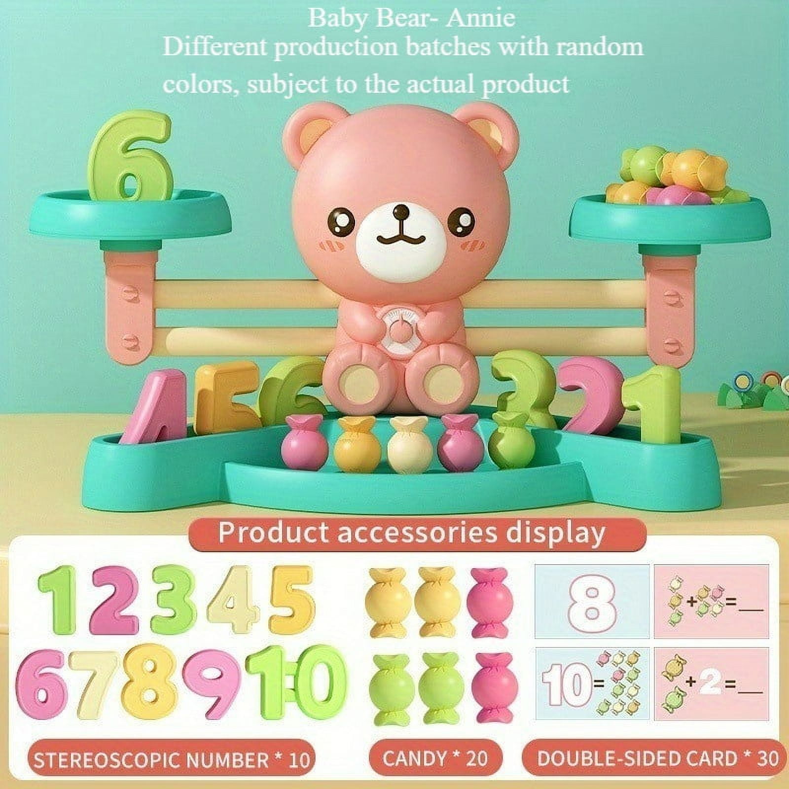 Puzzle Early Teaching Balance Scale Toy, Addition And Subtraction Math Enlightenment 10 Numbers ...