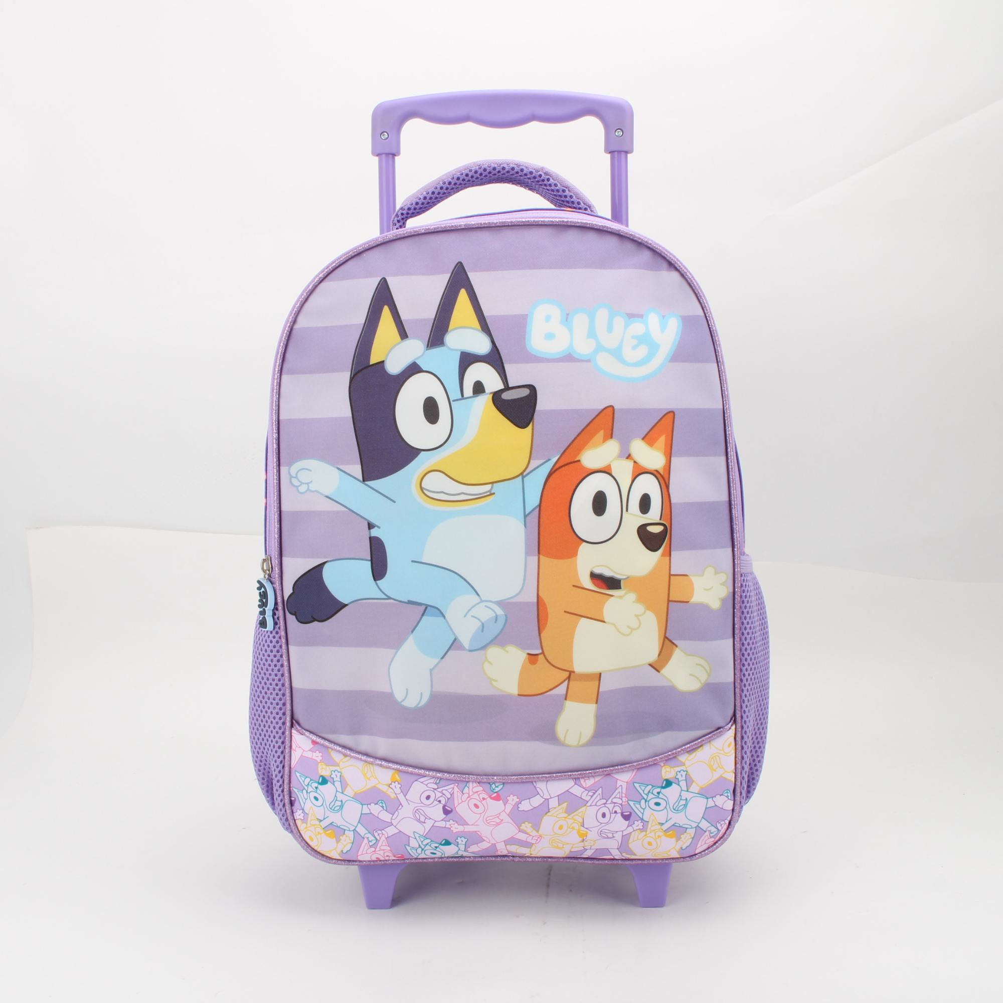 Mochila infantil con ruedas 15" bluey | Lider