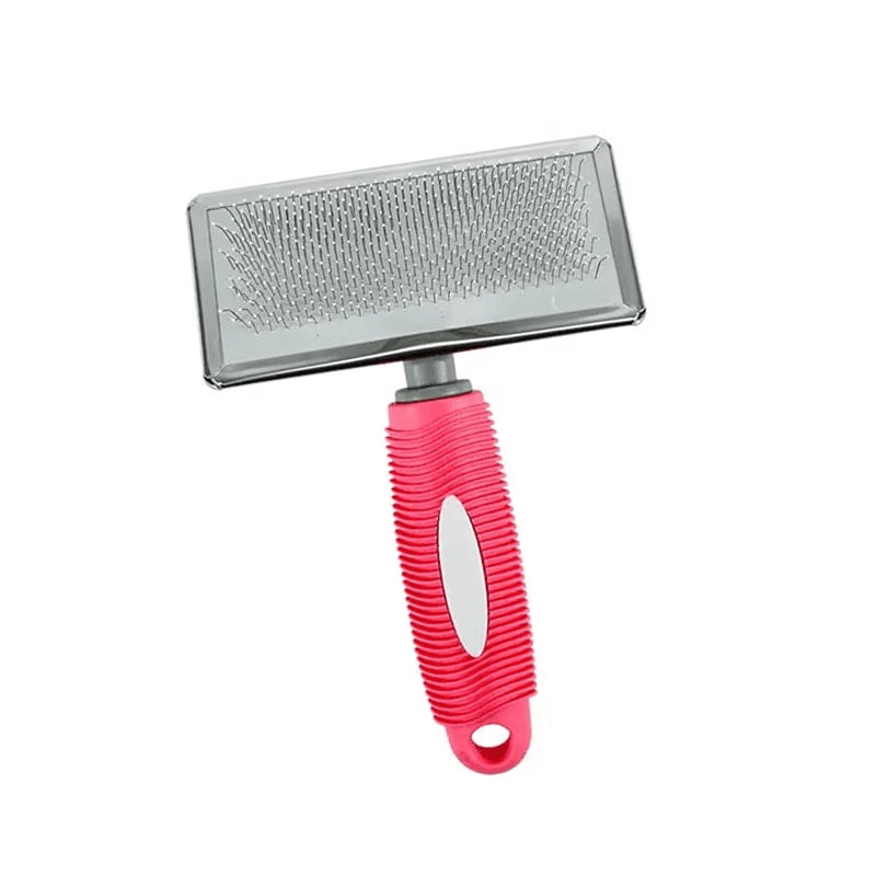 Cepillo Rasqueta Peine Para Mascotas Desenredado Pelo Talla L Rosa | Lider