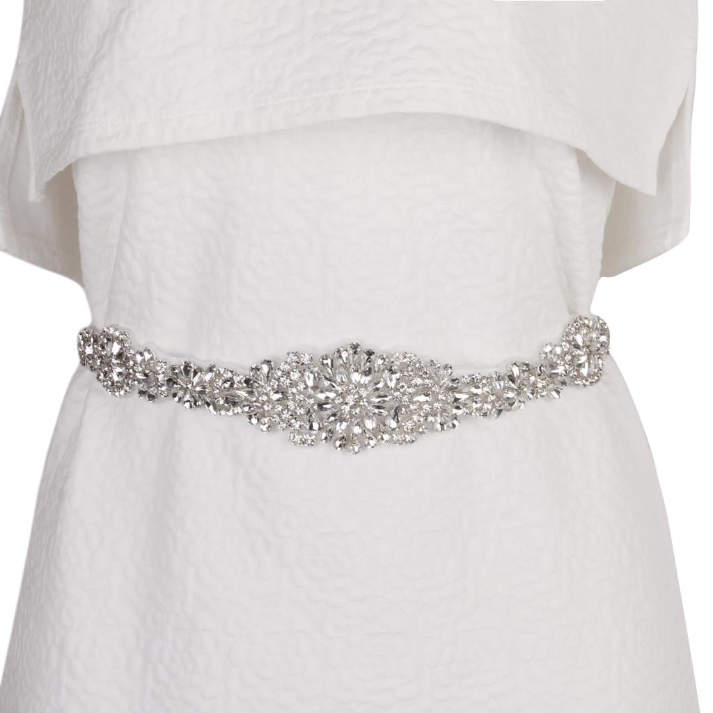Vestido De Novia De La Boda Del Cinturón Faja Faja Cinturón De Pedrería ...