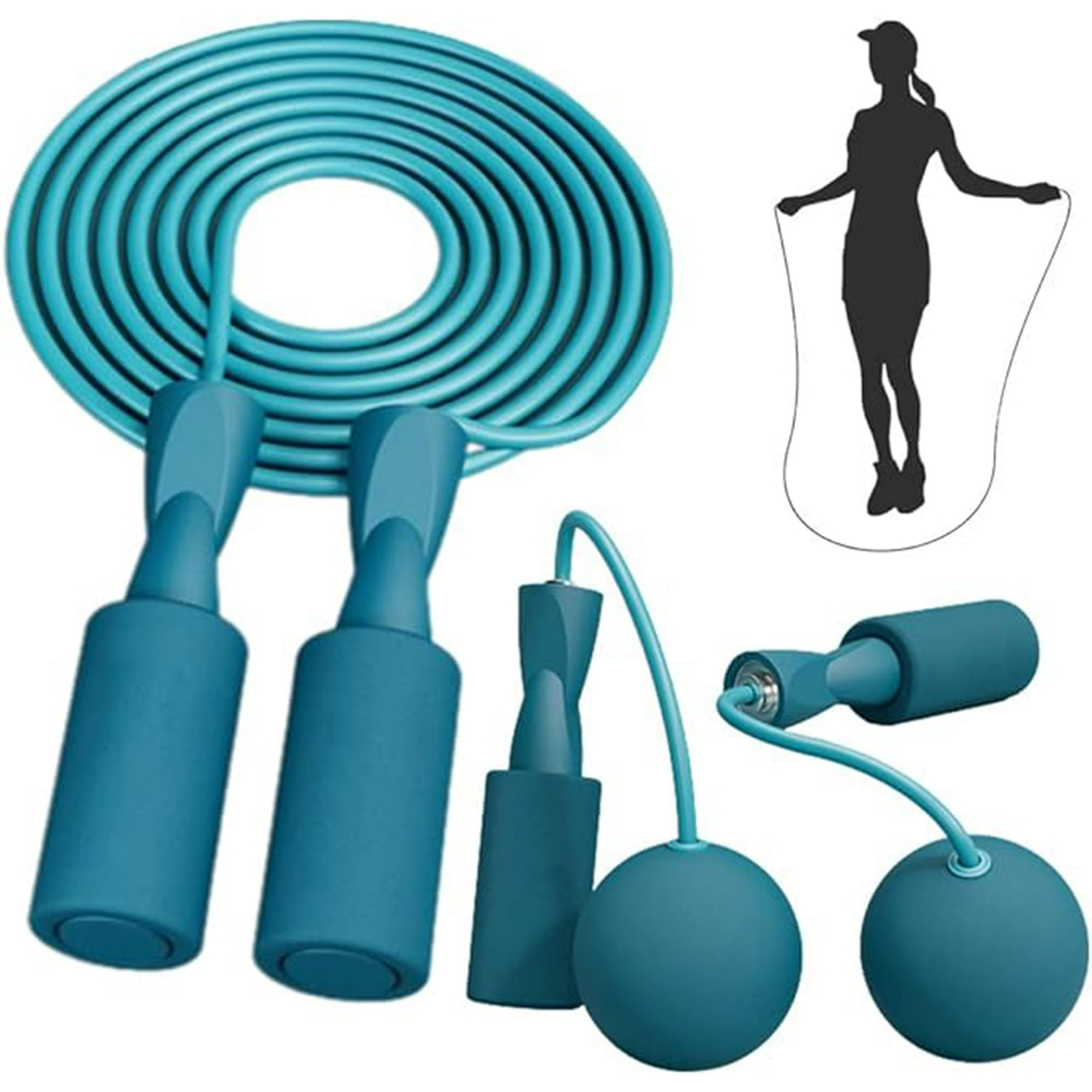 Cuerda De Saltar, Cuerda De Saltar Sin Cable, Dos Estilos De Cuerda De Saltar, Mango Cómodo ...