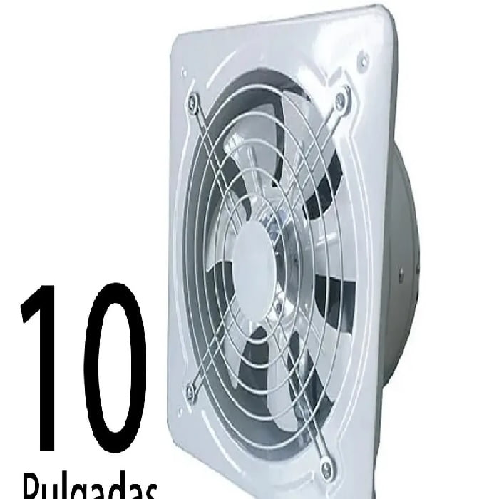 Extractor De Aire Metálico Industrial 10 Pulgadas 25cm 100w | Lider