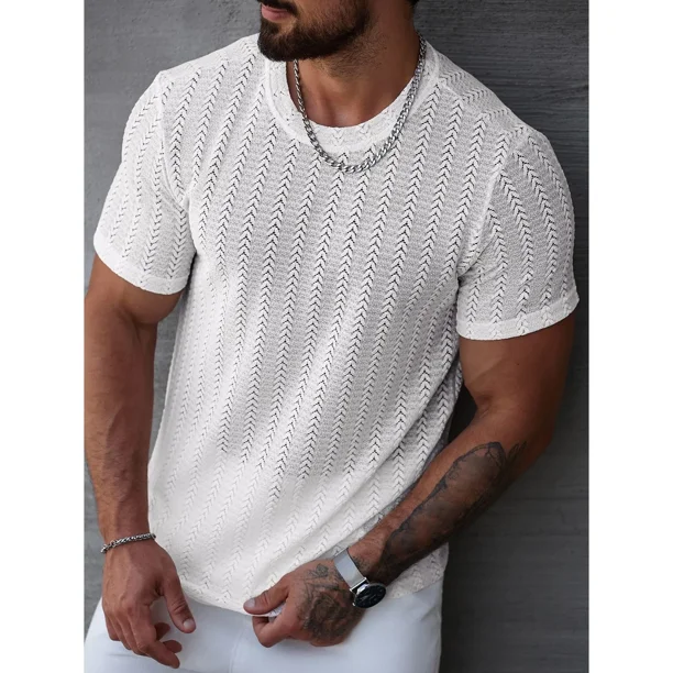 Polera Hombre Manga Corta Hilo Tejida Estilo Casual 0282 | Lider
