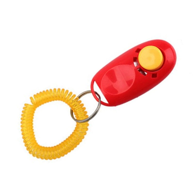 Clicker Adiestramiento Perro Entrenamiento Canino Mascotas (Rojo) | Lider
