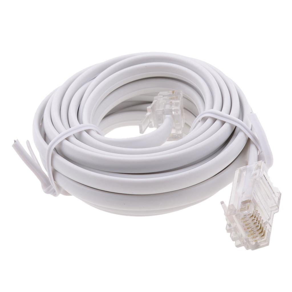 Cable De Módem RJ11 ADSL A Ethernet 8P 4C 6P 4C ASDL Patch Wire 4 Pin ...
