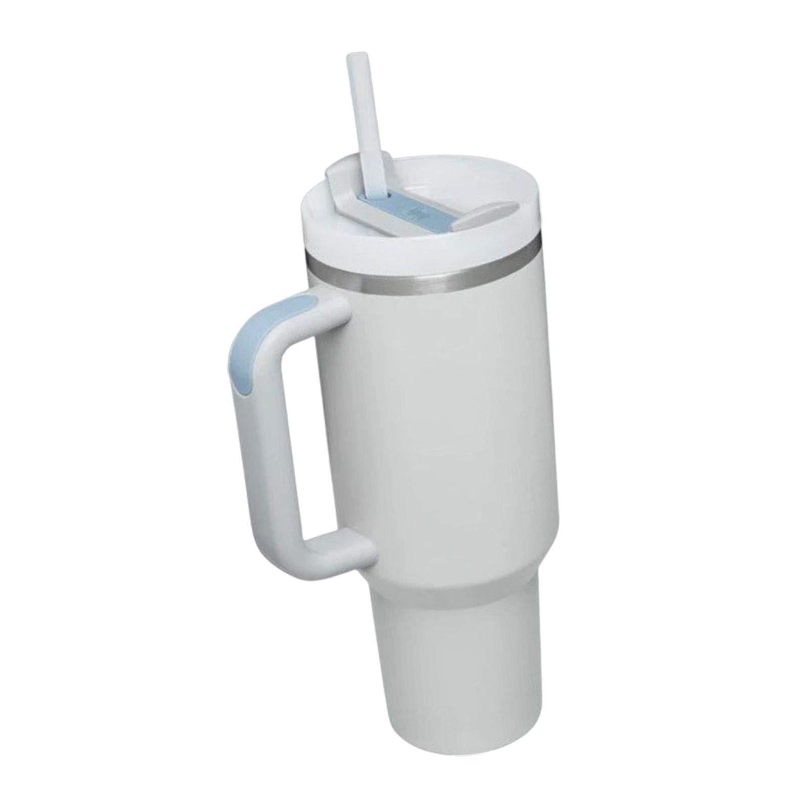 Vaso Con Asa Con Tapa Y Pajita Vaso Coche Vaso Para Agua Café Gris ...