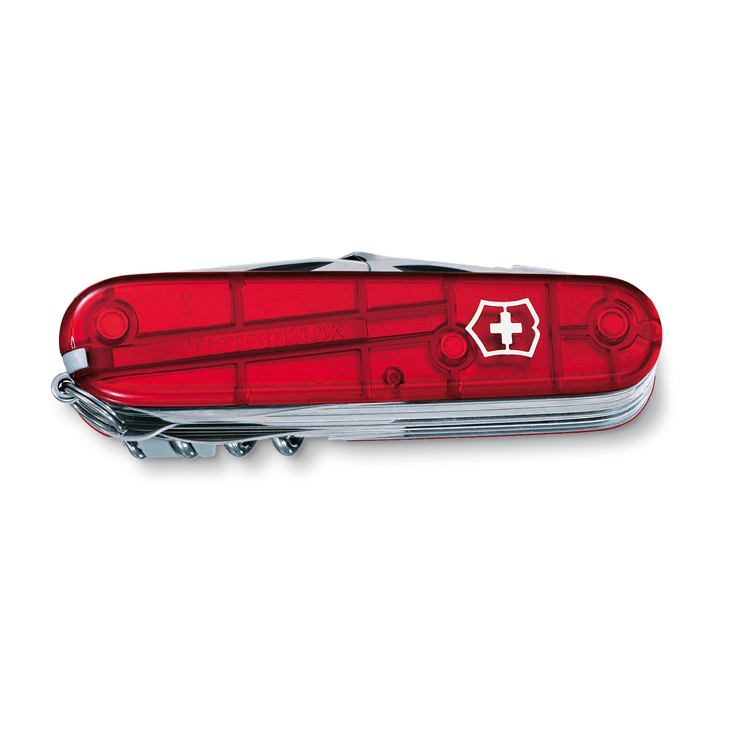Navaja Swiss Champ rojo traslúcido Victorinox | Lider