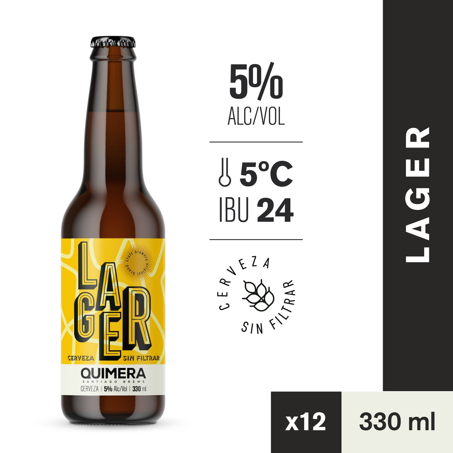 CERVEZA 5G QUIMERA LAGER | Lider