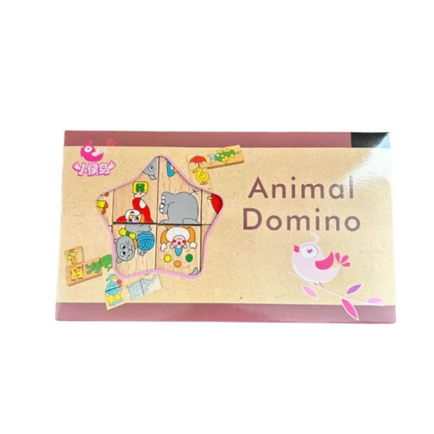 Domino Madera Animales Juego Didactico Para Niños | Lider