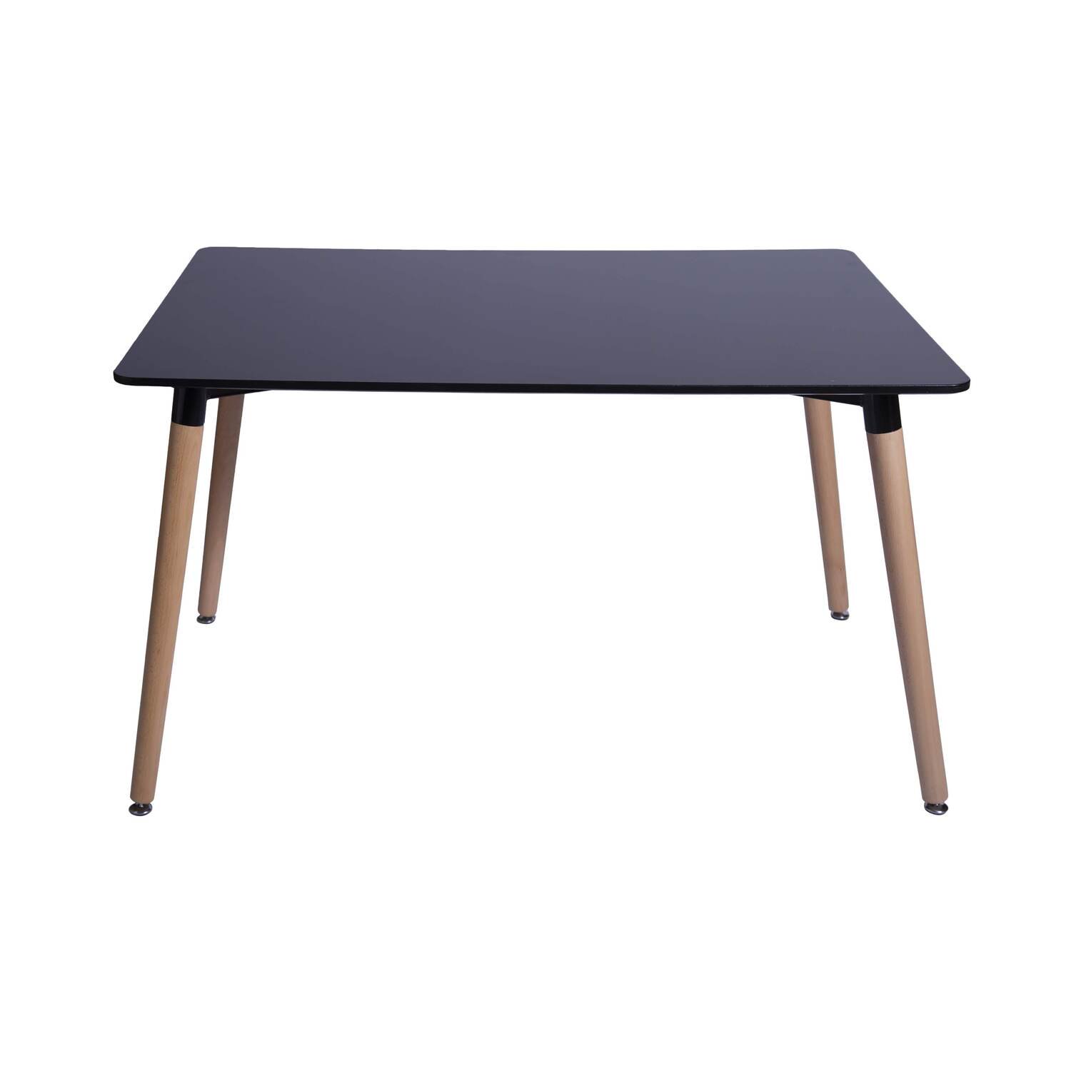 Mesa de comedor eames rectangular Negra | Lider