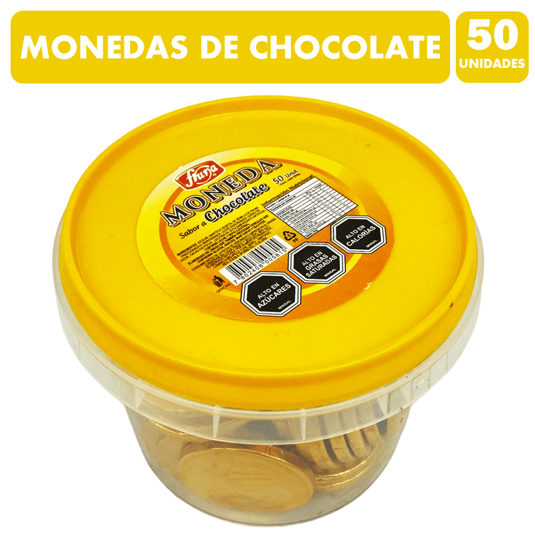 Monedas De Chocolate - Fruna (Pote Con 50 Unidades) | Lider