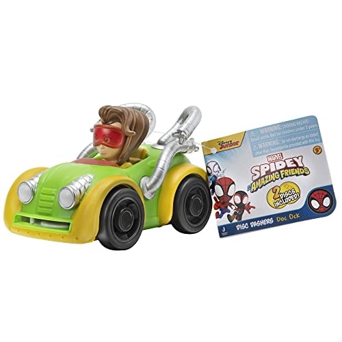 Spidey and his Amazing Friends 5” Disc Dashers, Little Vehicle 3-Pack - Características Bl ...
