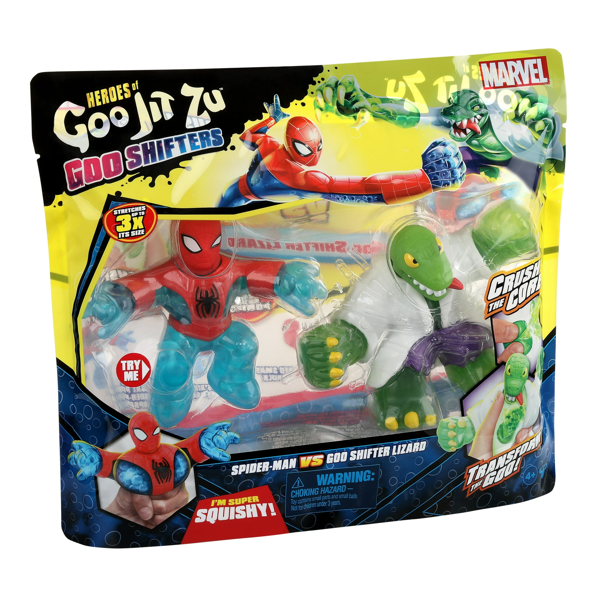 Goo Jit Zu Marvel Goo Shifters Heroes vs. Pack X 2 Surt. | Lider