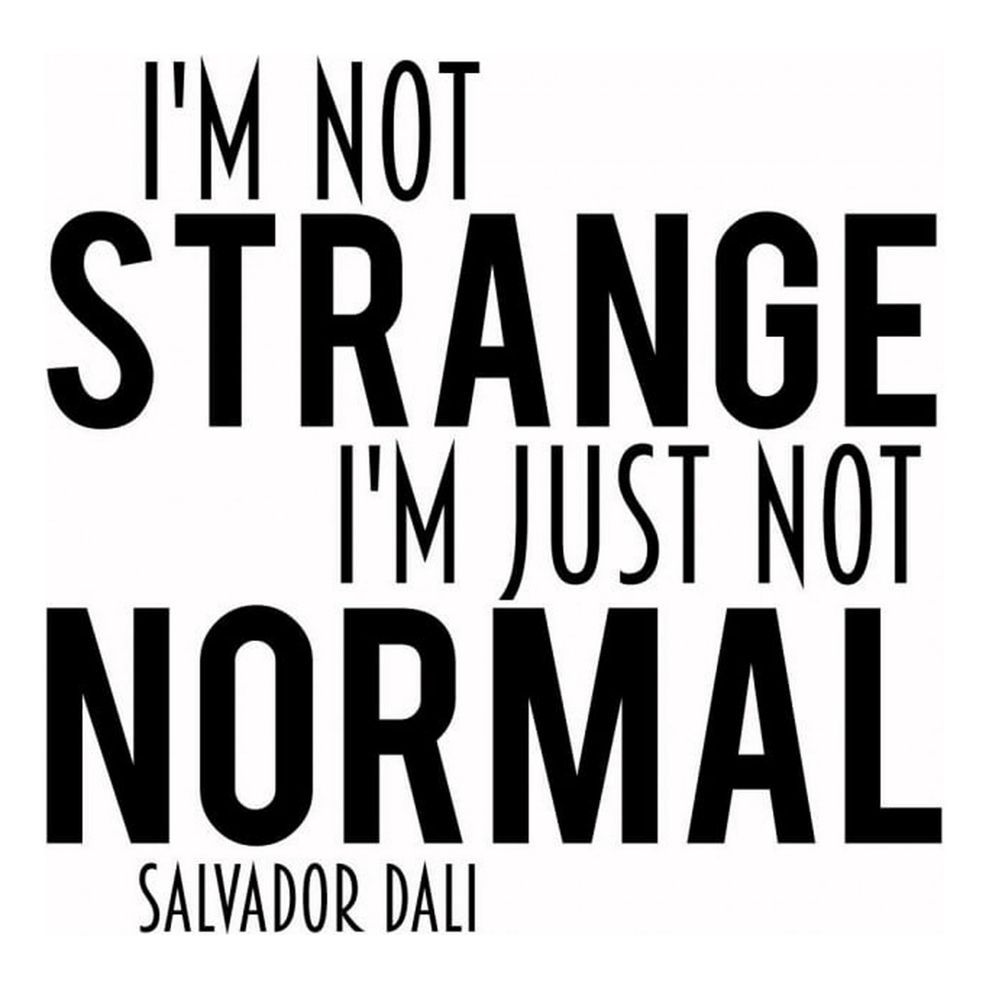 Decomural I'm Just Not Normal Salvador Dali Life WS-44031 | Lider