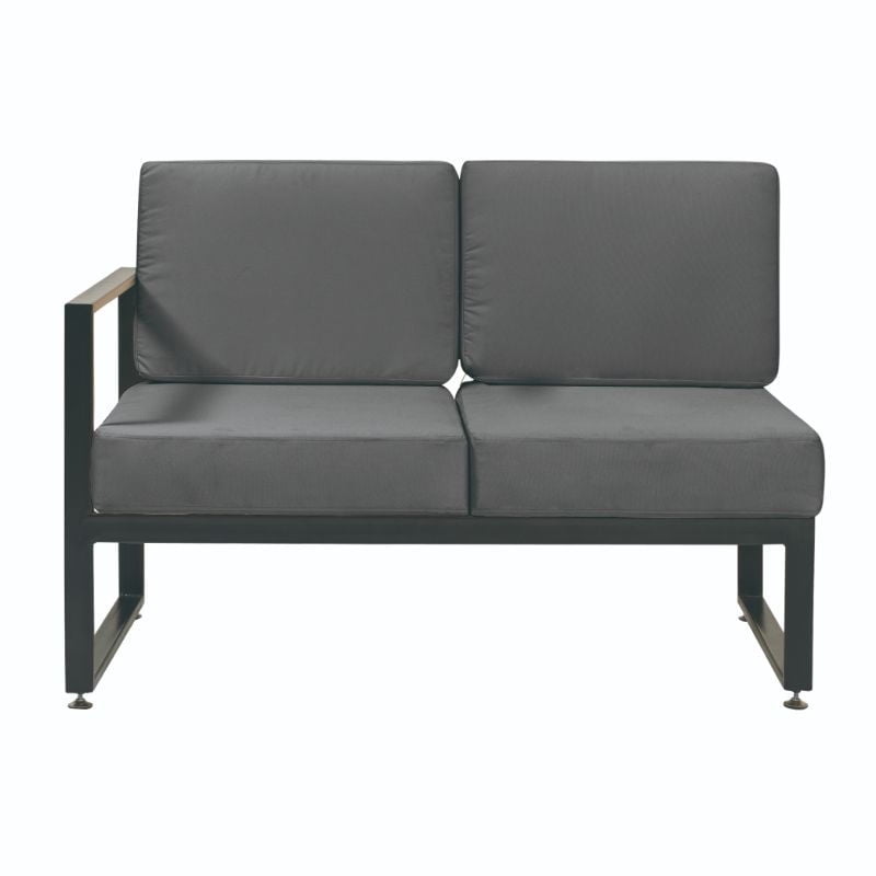 Sofá 2C Izquierdo Ulmo Grafito | Lider