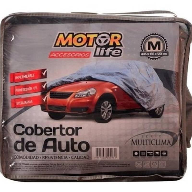 Carpa Cubre Auto Impermeable Multiclima Talla M Motorlife | Lider