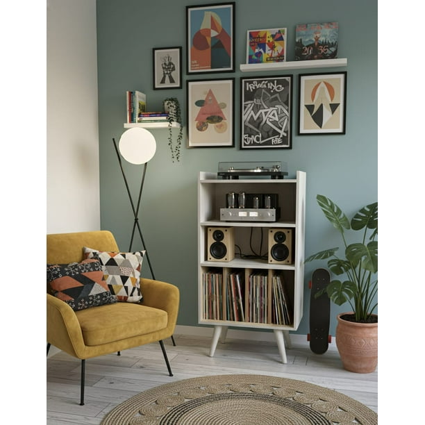 Mueble Rack para Vinilos 60 x 45 x 110 | Lider