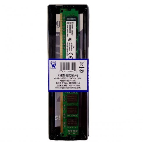 Memoria Ram Ddr3 4gb 1066mhz Pc Pc3-8500 Kvr1066d3n7/4g | Lider