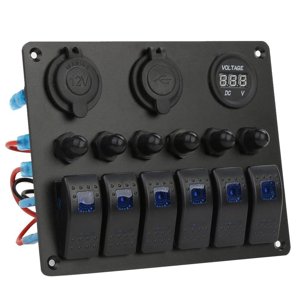 Panel de Interruptores LED para Barco Marino, 6 Bandas | Lider