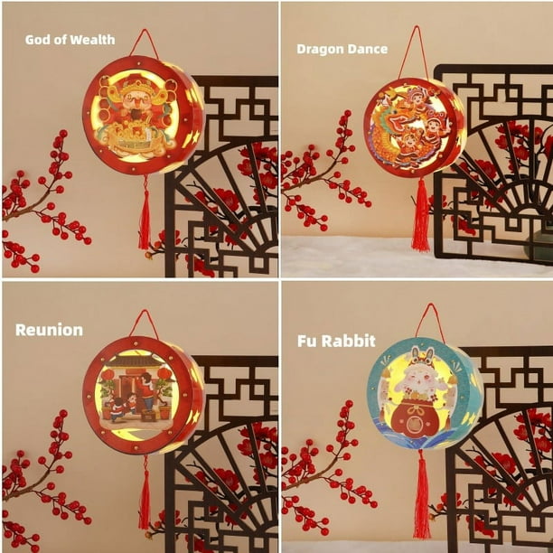 Chinese New Year Decoration,Year Of The Rabbit Lantern,Festival Lunar ...