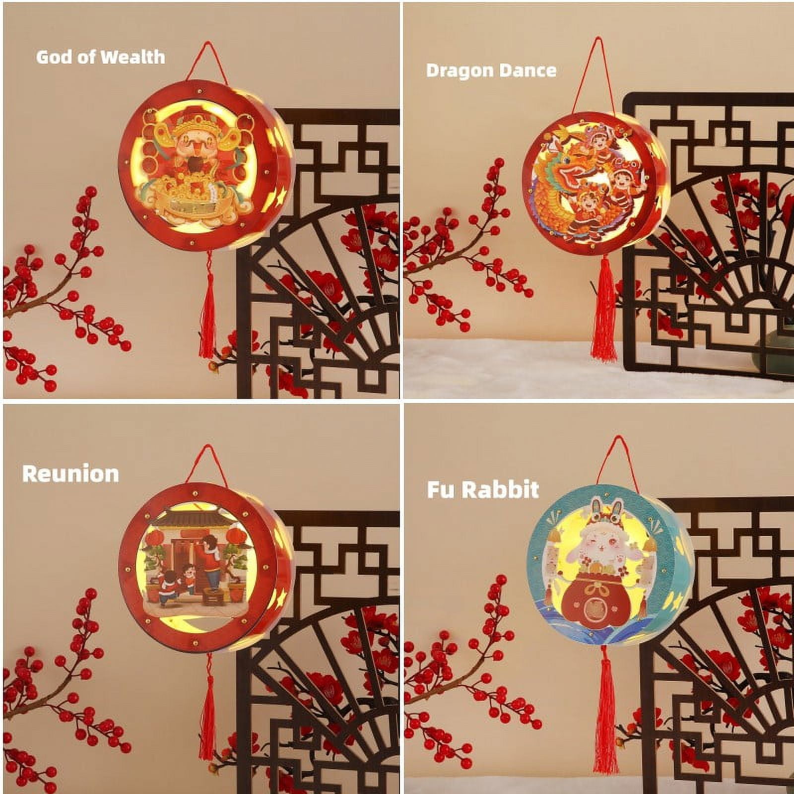 Chinese New Year Decoration,Year Of The Rabbit Lantern,Festival Lunar ...