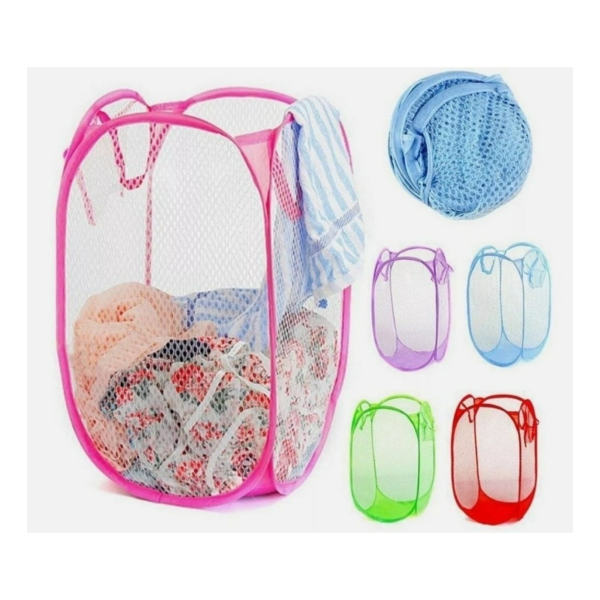 Canasto Malla Para La Ropa Plegable Lavandería Organizador | Lider