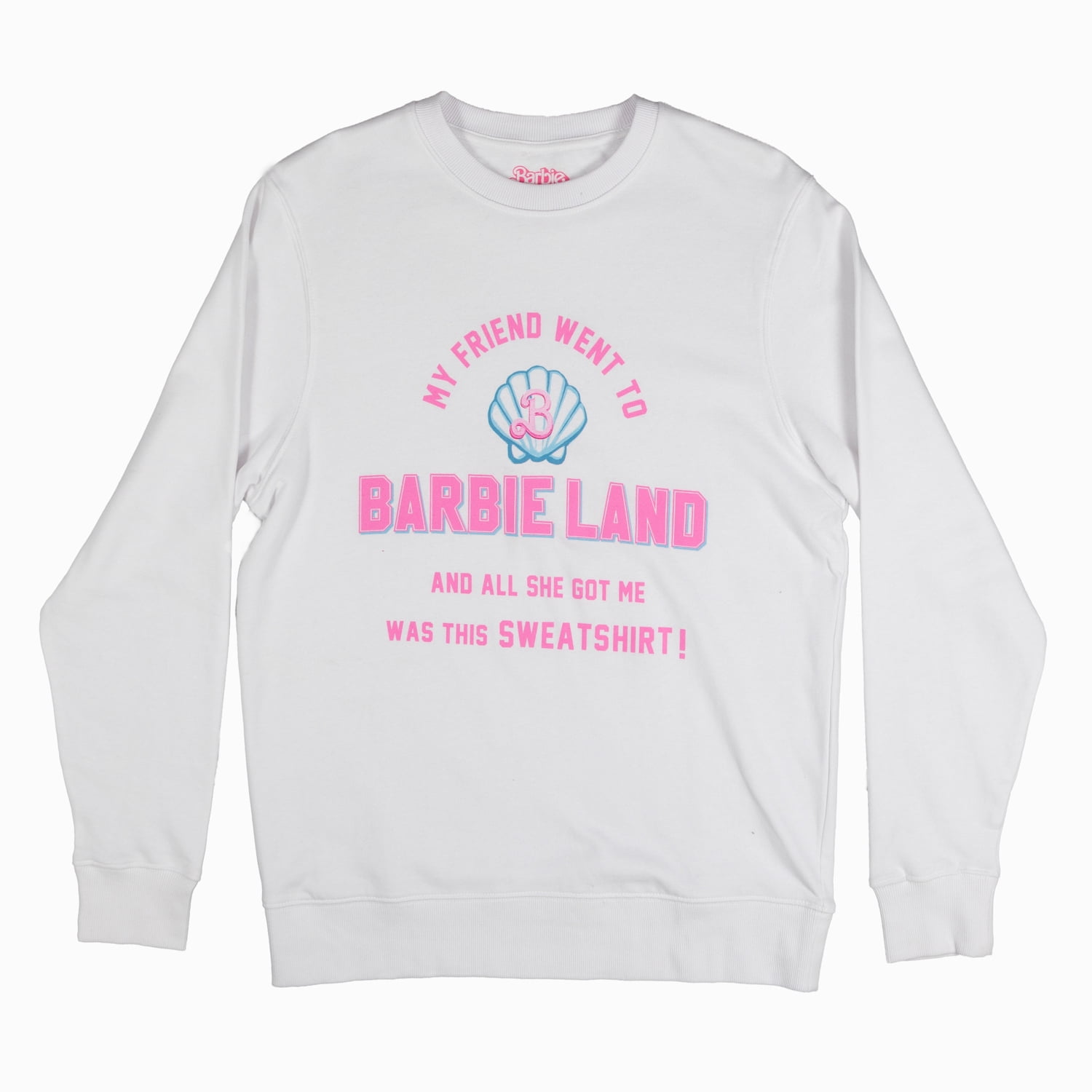 Poleron Mujer My Friend Blanco Barbie | Lider