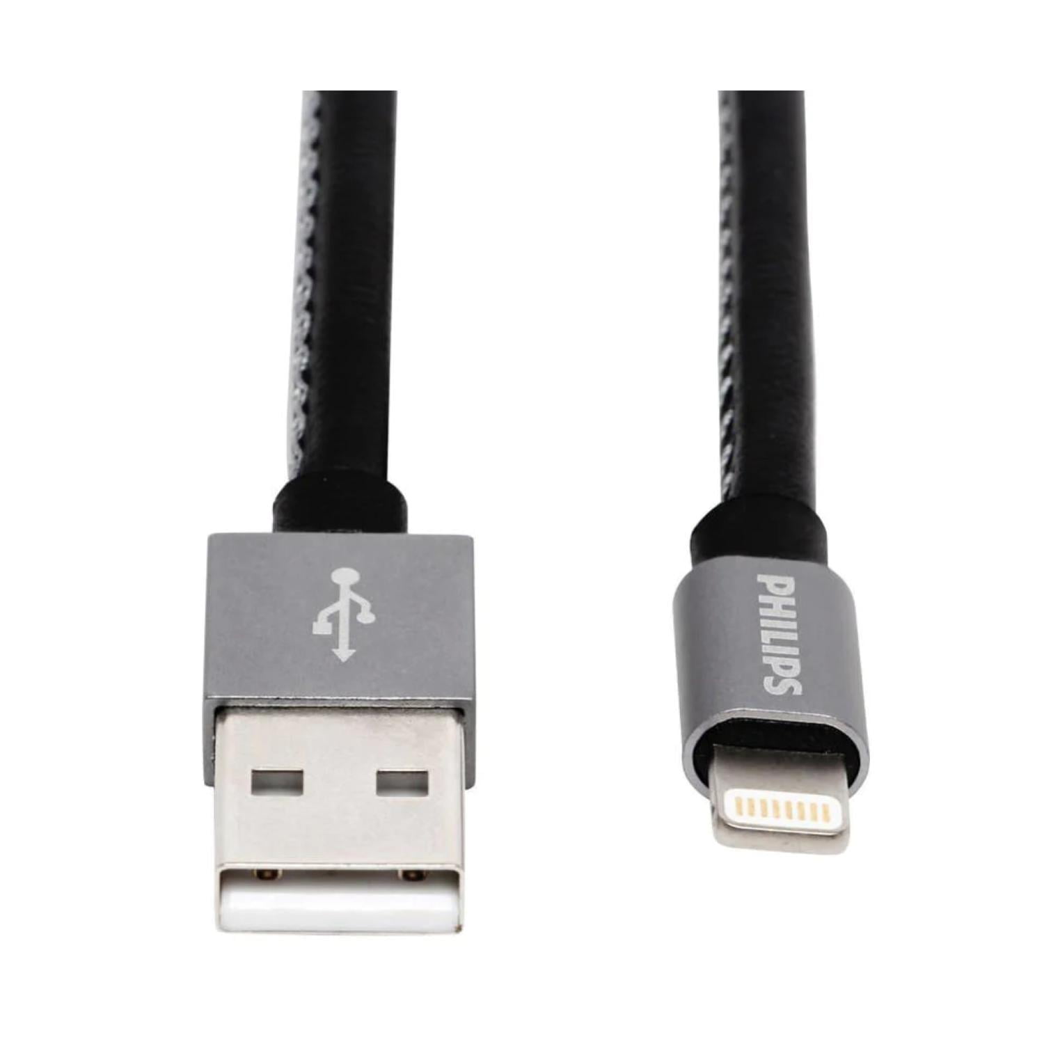 Cable USB A USB Tipo Lightning 1.2Mts Negro C2508 | Lider