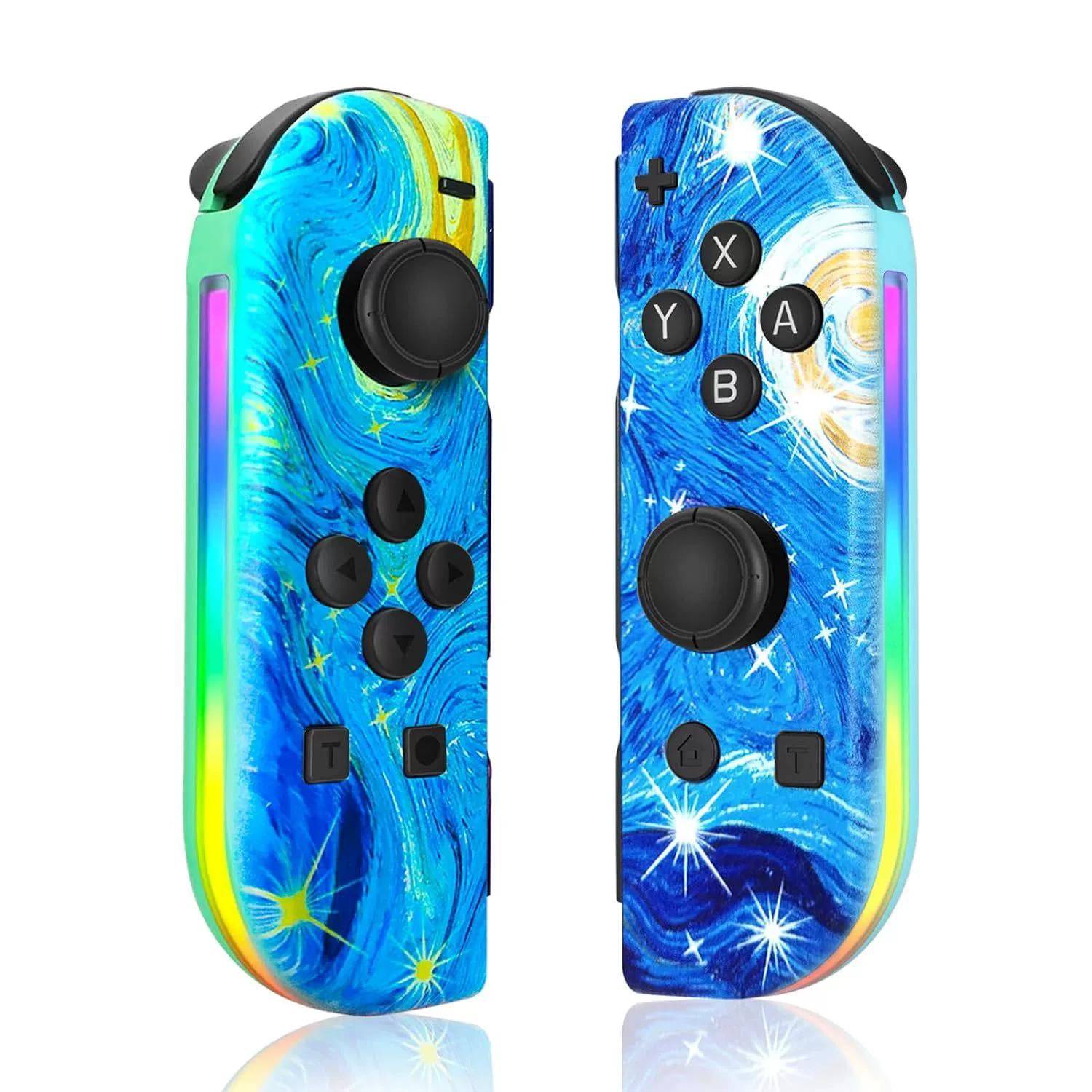 Mando Joycons inalámbrico para Nintendo Switch con luces RGB - Mangos ...