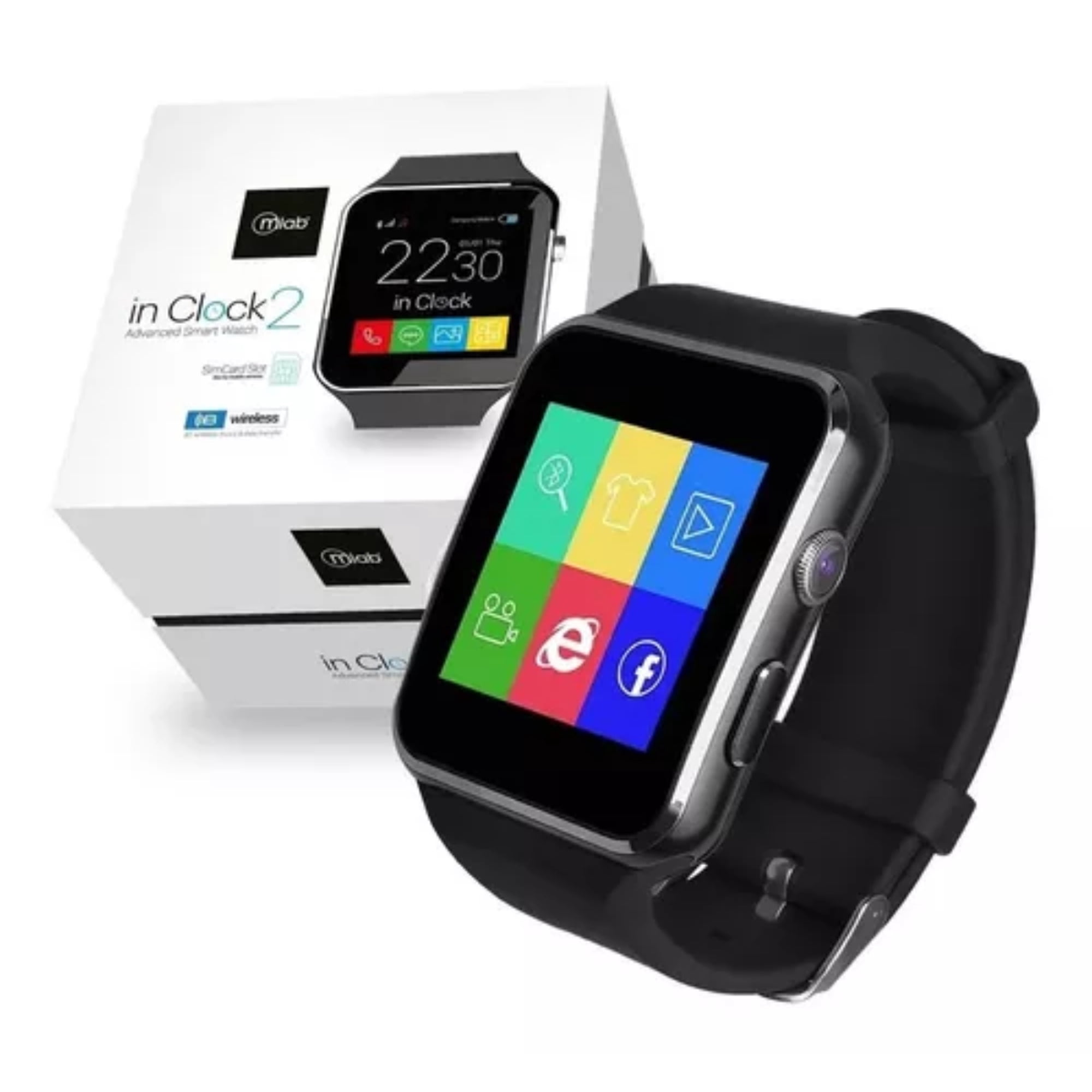 Reloj Smartwatch Mlab In Clock 2 Ipx6 Pasos 8922 Full | Lider