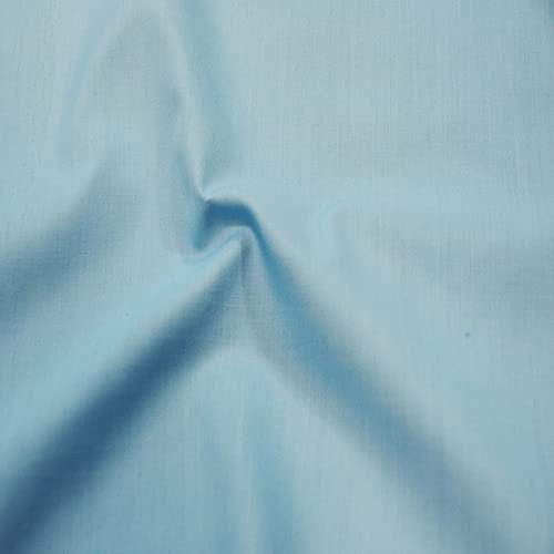 Tela broadcloth azul bebé 80% poliéster 20% algodón 60" | Lider